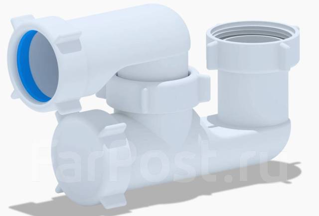 Сифон Ани для ванны Е200.1 1/2"х 40, в наличии. Цена: 110₽ во Владивостоке
