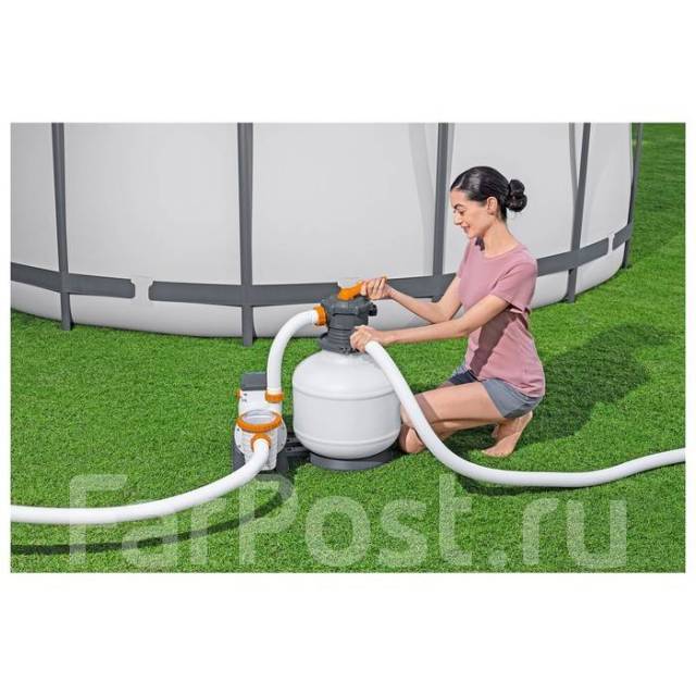 Фильтр-насос для бассейнов песочный bestway #58486, новый, в наличии ...