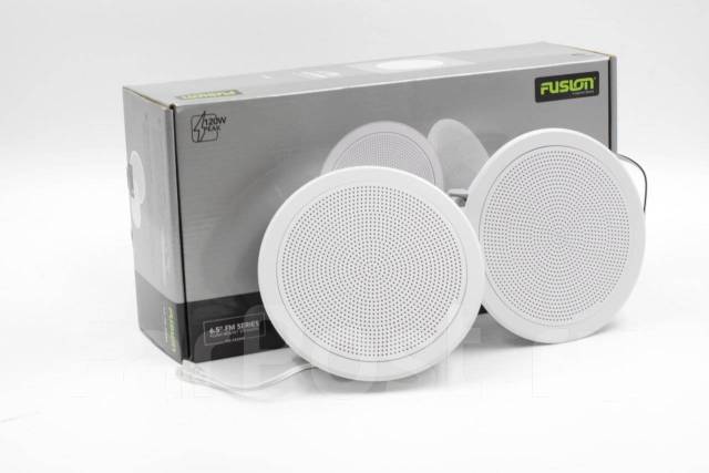 Колонки Fusion FM-F65RW 6,5" 120-Ваттные круглые белые динамики скрыт ...