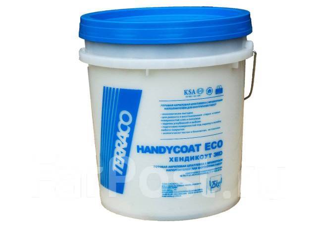 Шпаклевка Terraco Handycoat Eco ведро 25 кг. (не полная), в наличии ...