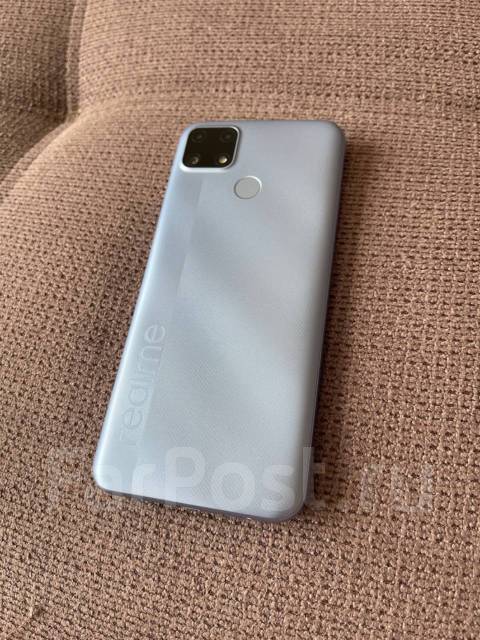 Realme C25S 128Gb, 6.50", моноблок, серебристый, б/у, в наличии. Цена ...