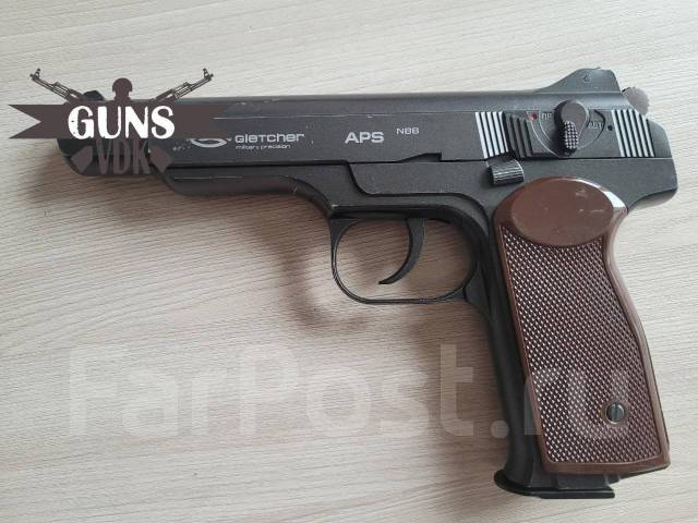 Пневматический пистолет Gletcher APS NBB (АПС, Стечкин), б/у, в наличии ...