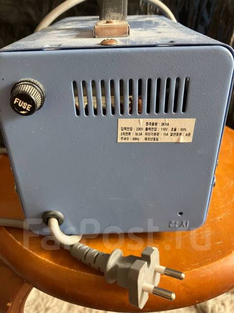 Трансформатор понижающий 110-220 вольт. 2кВ, made in korea, б/у, в ...
