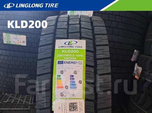 LingLong KLD200, 235/75 R17.5 132/130M 14PR 3PMSF, 17.5", 50 шт, в наличии, 235 мм, 75 %. Цена ...