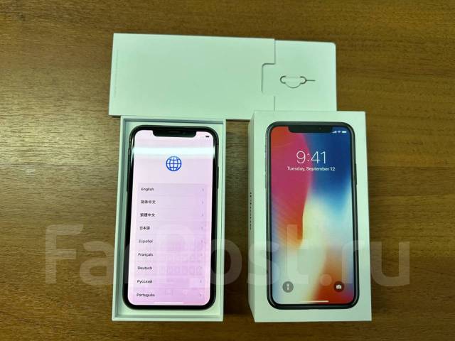 Продам iPhone x, 64 гб, 5.80", моноблок, черный, б/у, в наличии. Цена ...
