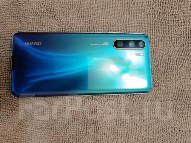 Смартфон, Huawei P30 Pro, 256 гб, 6.47", моноблок, синий, 3G, 4G LTE, 5G, Dual-SIM, Защищенный ...