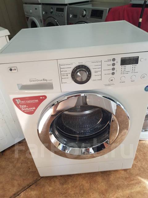 Стиральная машина LG Direct Drive на 6 кг, б/у, в наличии. Цена: 15 000 ...