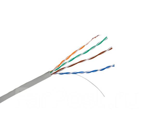 Кабель витая пара UTP CAT 5E 4x2x0,50 CU PVC внутренний (Бухта 305 м ...