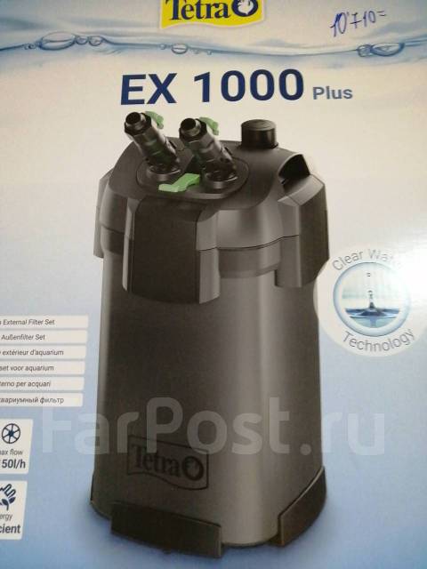 Tetra EX 1000 PLUS - Внешний Фильтр (ДО 300 Л), 1150 Л/Ч, в наличии ...