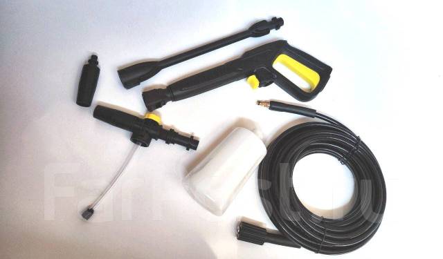 Комплект для мойки Karcher (керхер) шланг+пистолет+копье+пеногенератор ...