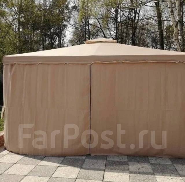 Лидер Продаж! Шатер беседка для дома и дачи 3х3 бежевый, новый, в ...