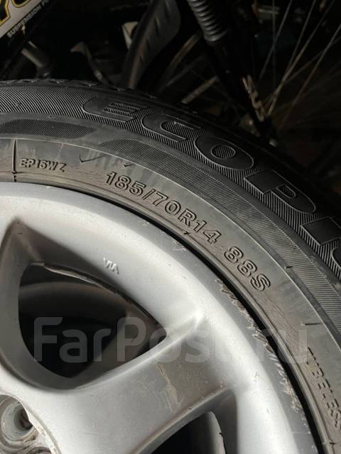 Колеса r14, 14", 4 шт, 185 мм, 70 %, радиальный, 185/70/14, Bridgestone ...