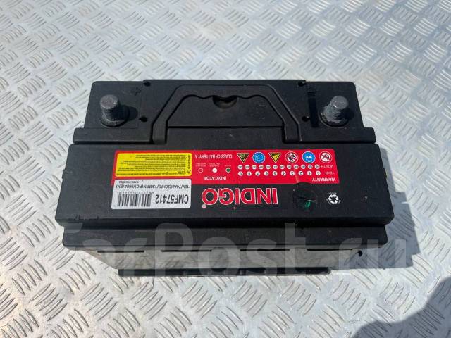 Аккумулятор CMF57412 12V/74AH большие клеммы, Solite, кальциевый ...