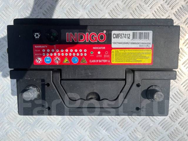 Аккумулятор CMF57412 12V/74AH большие клеммы, Solite, кальциевый ...