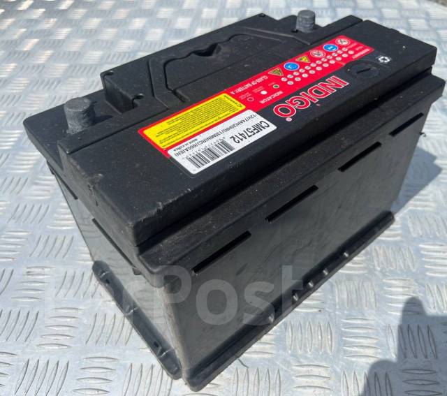 Аккумулятор CMF57412 12V/74AH большие клеммы, Solite, кальциевый ...