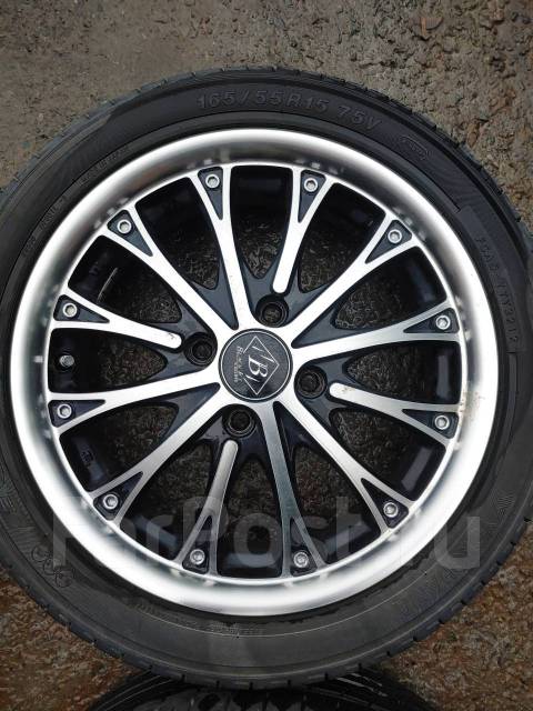 Диски R15 4 100 Black ice Alloys, 15", 1 шт, 4x100, 64,1 мм. 4 шт, б/у ...
