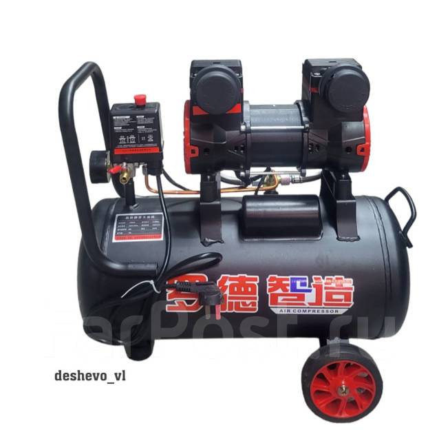 Воздушный компрессор 30Л "AIR Compressor "Безмасляный, Бесшумный, новый ...