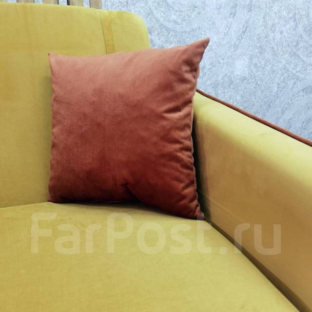 Диван кровать Милан 3 № 120 МД 3 кат жёлтый 141 см 99 см 91 см