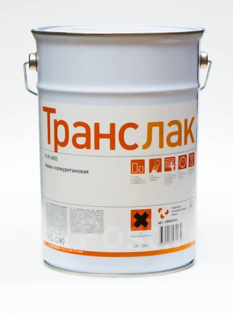 Эмаль высокоглянцевая полиуретановая Транслак PUR 5405 G90, в наличии ...