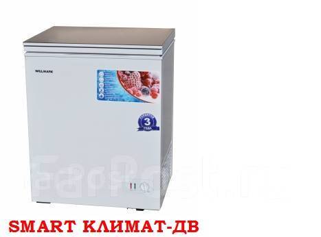 Морозильный ларь Willmark CF-120G, (105 л), новый, в наличии. Цена: 15 600₽ в Находке