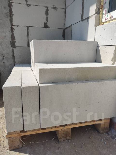 Газоблоки, в наличии. Цена: 130₽ в Хабаровске