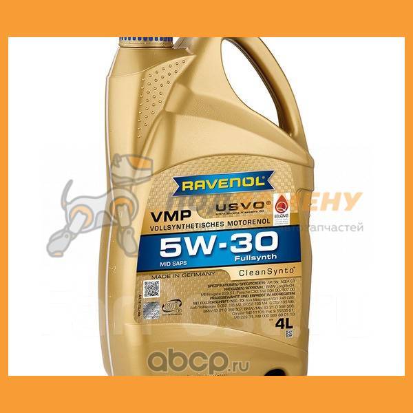 Моторное масло Ravenol VMP 5W-30, 4 литра Ravenol / 1111122004 ...