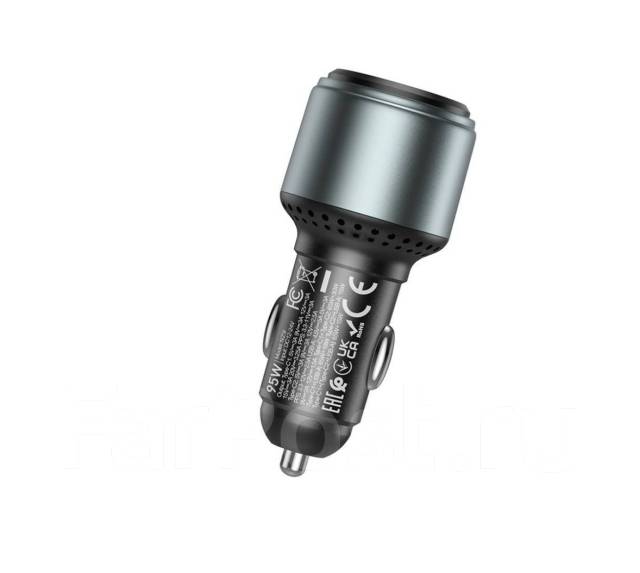Автомобильное зарядное устройство Hoco NZ9 Type-C 65W + 30W + USB 18W ...