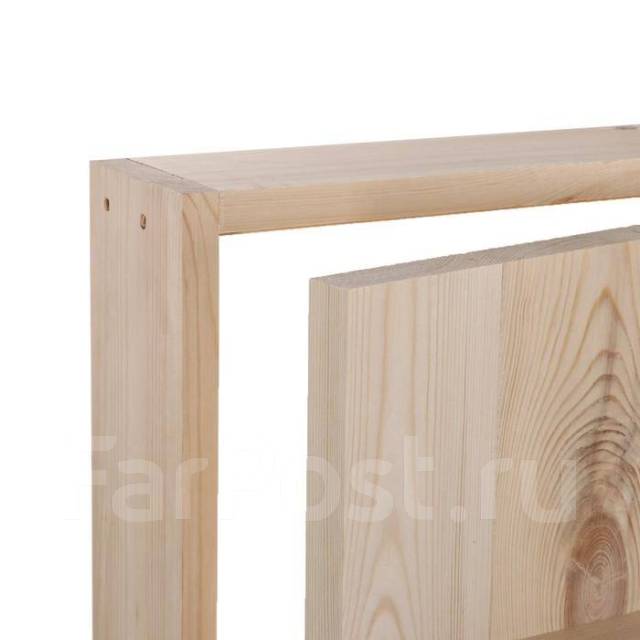 Дверной блок для бани, 160х80см, из сосны, на клиньях, массив, Добропаровъ 4271557, новый, под ...