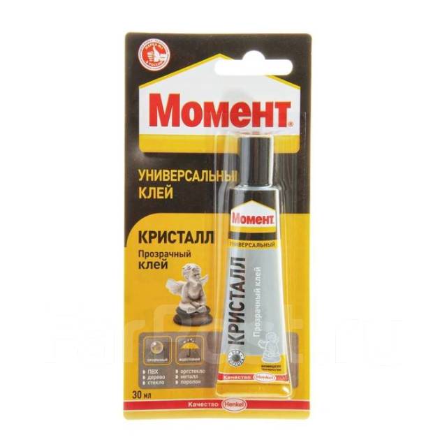 Клей Момент: Кристалл, 30 мл, блистер, под заказ. Цена: 191.70₽ во ...