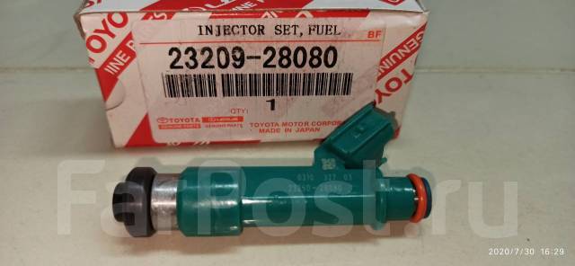 Форсунка топливная 23209-28080 / 23209-0H060 2AZFE, 1AZFE (цена с ...