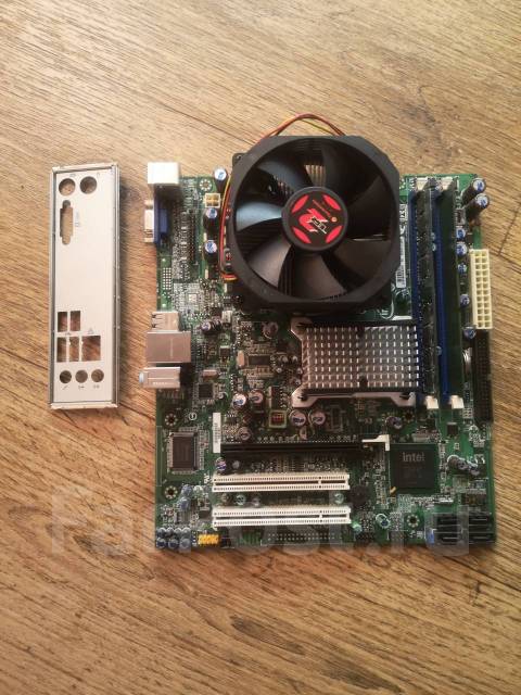 Комплект №6 Материнская плата intel lga775 Процессор, ОЗУ, кулер, б/у ...