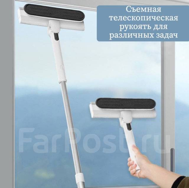 Швабра для мытья окон с контейнером для сбора воды, вращающаяся JSC-003 ...