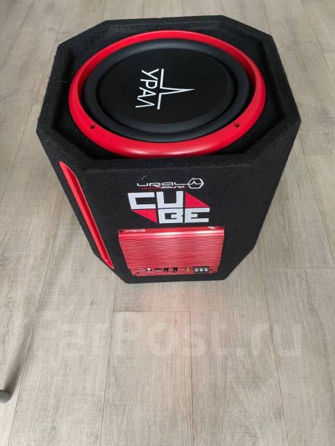 Активный сабвуфер URAL CUBE, компонентные, с корпусом, б/у, в наличии. Цена: 10 000₽ во Владивостоке
