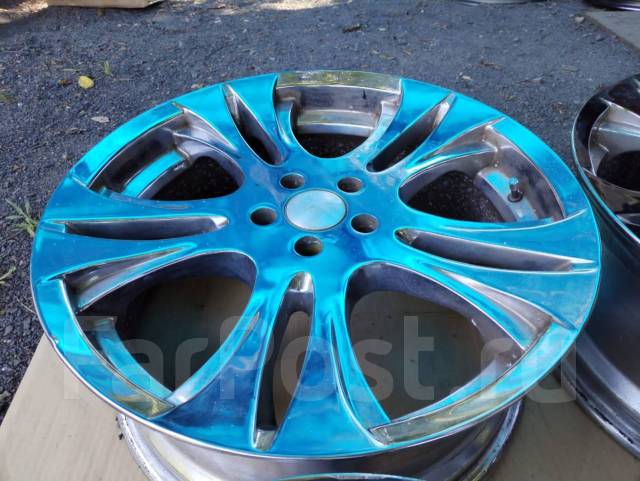 Продам красивые хром. диски R20 из Японии, Lezgaz, 20", 1 шт, 5x114.3 ...