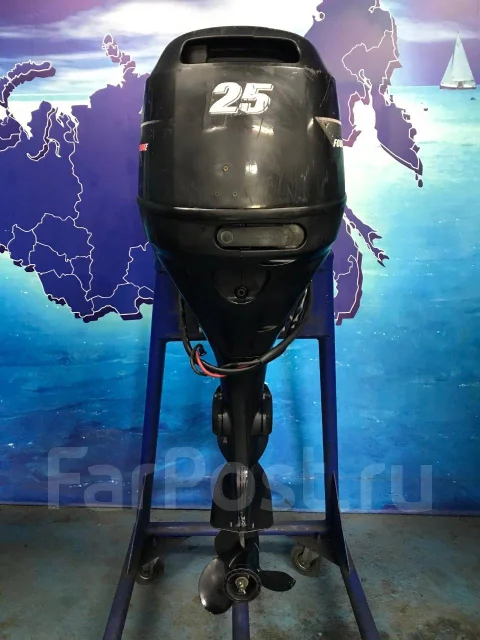 Лодочный мотор Suzuki DF25, 25,00 л.с. L (508 мм), 2007 год, бензиновый ...