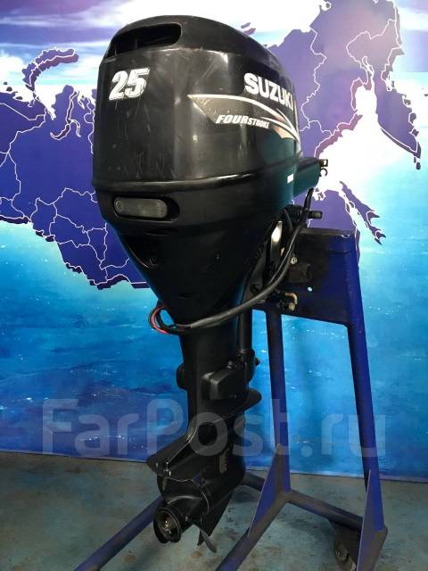 Лодочный мотор Suzuki DF25, 25,00 л.с. L (508 мм), 2007 год, бензиновый ...