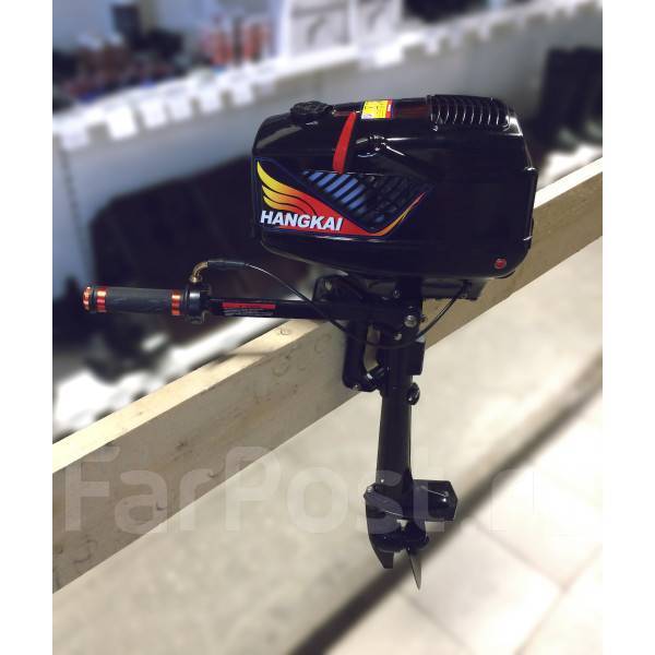 Лодочный мотор Hangkai 3.6, 3,50 л.с. S (381 мм), 2022 год, бензиновый, 2-тактный, румпельное ...