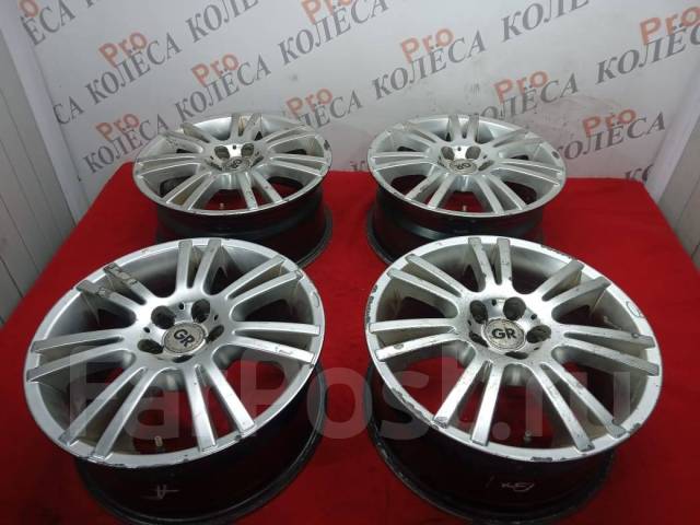 Литые диски R16 5/100, GR, 16", 1 шт, 5x100, 72,6 мм. 4 шт, б/у, в ...