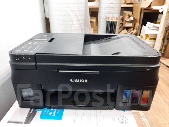 Принтер струйный Canon G-распродажа, б/у, в наличии. Цена: 4 000₽ во ...