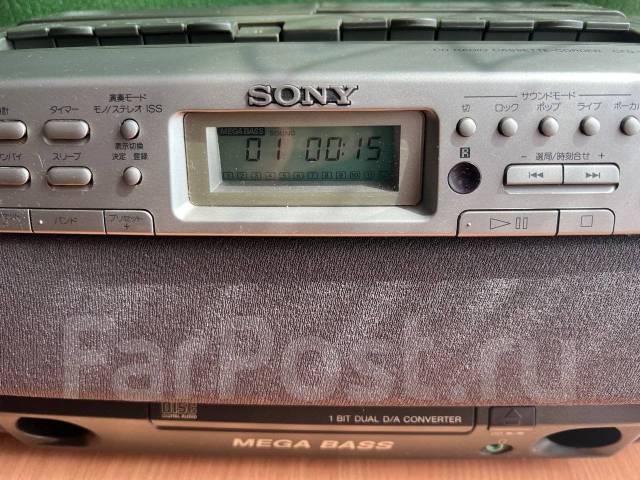 Переносная магнитола Sony CFD-W57 с пультом ДУ, 100 Вольт, б/у, в ...