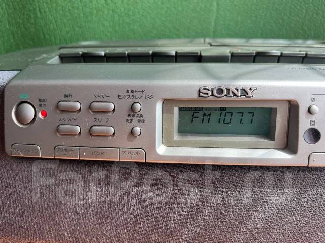 Переносная магнитола Sony CFD-W57 с пультом ДУ, 100 Вольт, б/у, в ...