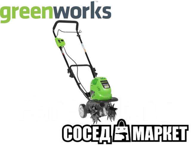 Культиватор аккумуляторный Greenworks G40TL (27087), новый, в наличии ...