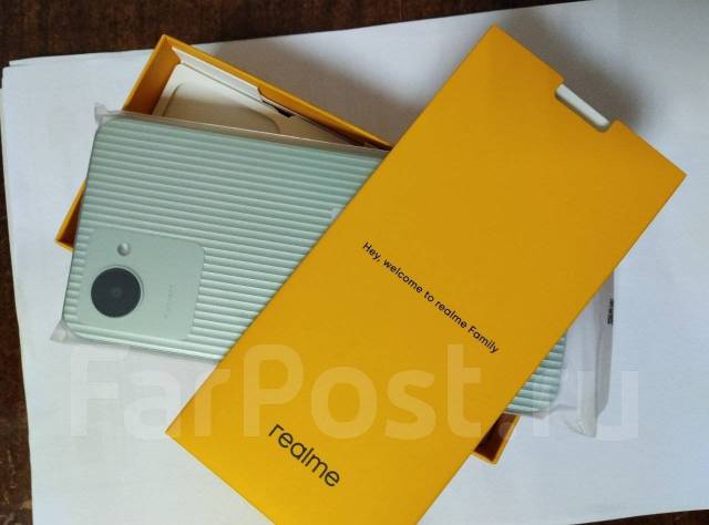Смартфон Realme C30 4/64GB зеленый, 64 гб, 6.50", моноблок, 4G LTE ...
