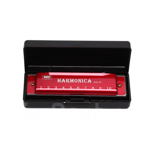 Губная гармошка Harmonica с 10 отверстиями, новый, в наличии. Цена: 400 ...