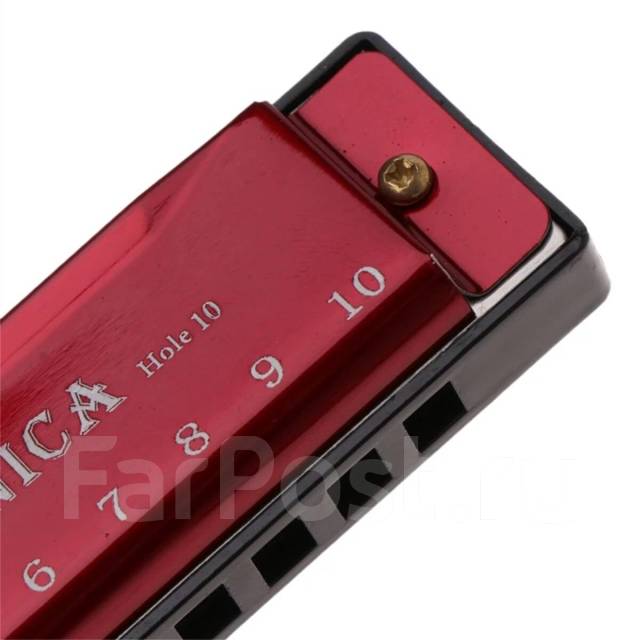 Губная гармошка Harmonica с 10 отверстиями, новый, в наличии. Цена: 400 ...