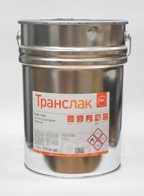 Структурная полиуретановая эмаль Транслак PUR 7400 G70 20 кг, в наличии ...