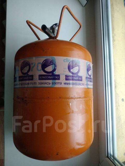 Балон из под Фреон Frio+ 407С (11,3 кг) Climalife (Бельгия), б/у, в ...