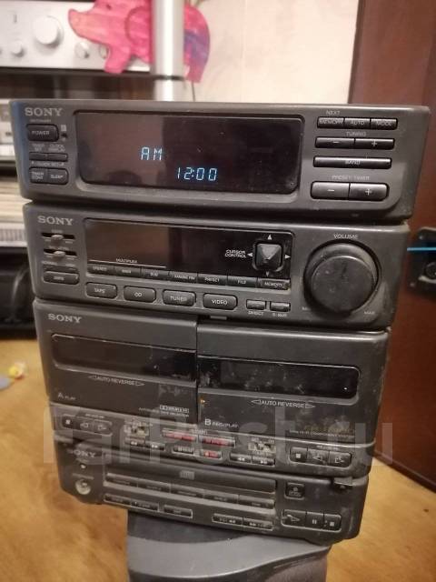 Магнитафон sony, 1 DIN — 178x50 мм, б/у, в наличии. Цена: 400₽ во ...
