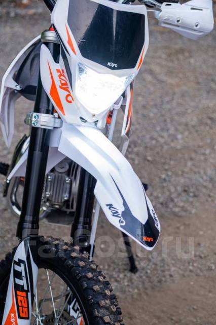 Питбайк KAYO Basic TT125EM 17/14 KRZ (механ. сцепл. эл. стартер 2022 г. ), 125 куб. см. 4х ...
