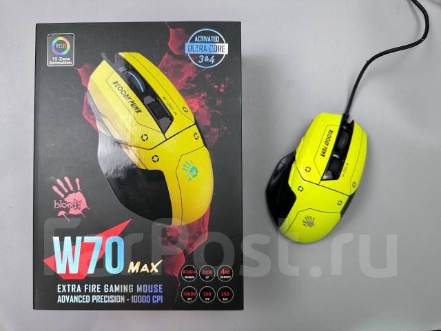 Игровая мышь проводная A4Tech Bloody W70 Max Punk, б/у, в наличии. Цена ...